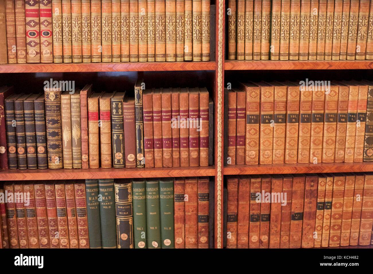 Old bookcase hi-res stock photography and images - Alamy