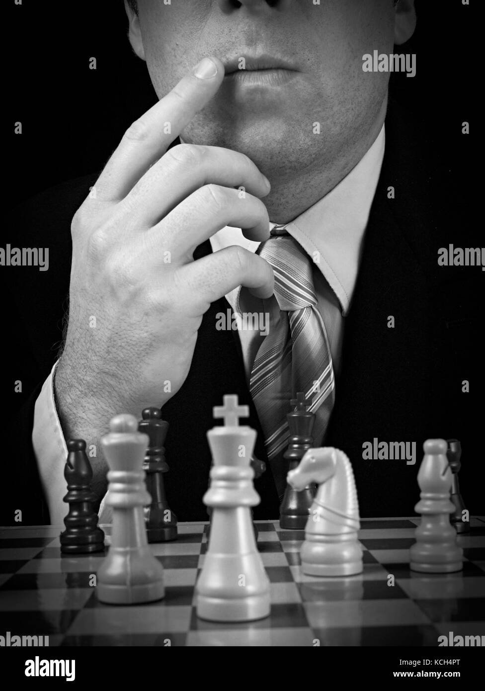Chess Player Concept Stock Photo - Alamy
