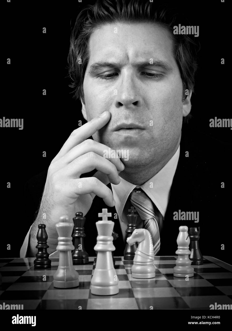 Chess Player Concept Stock Photo - Alamy