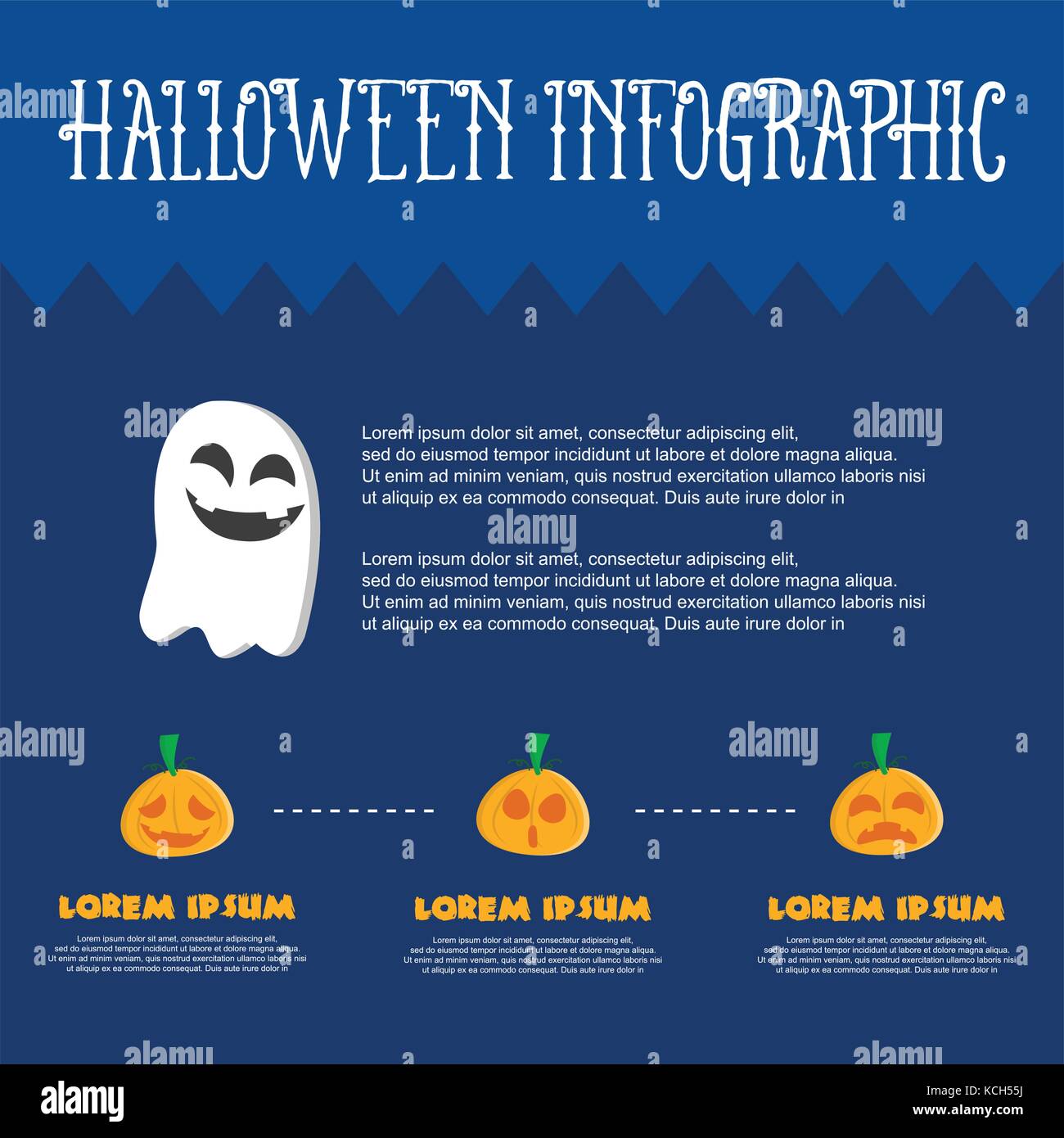 Halloween Infographic Design Collection Stock Vector Image & Art - Alamy