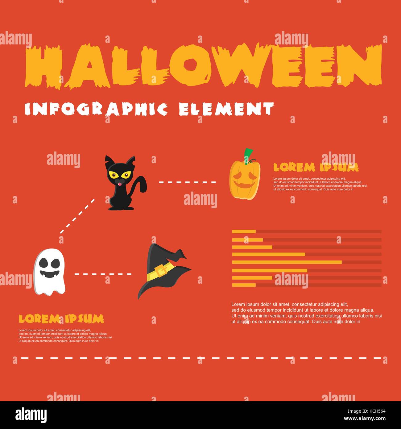 Vector Art Halloween Infographic Style Stock Vector Image & Art - Alamy