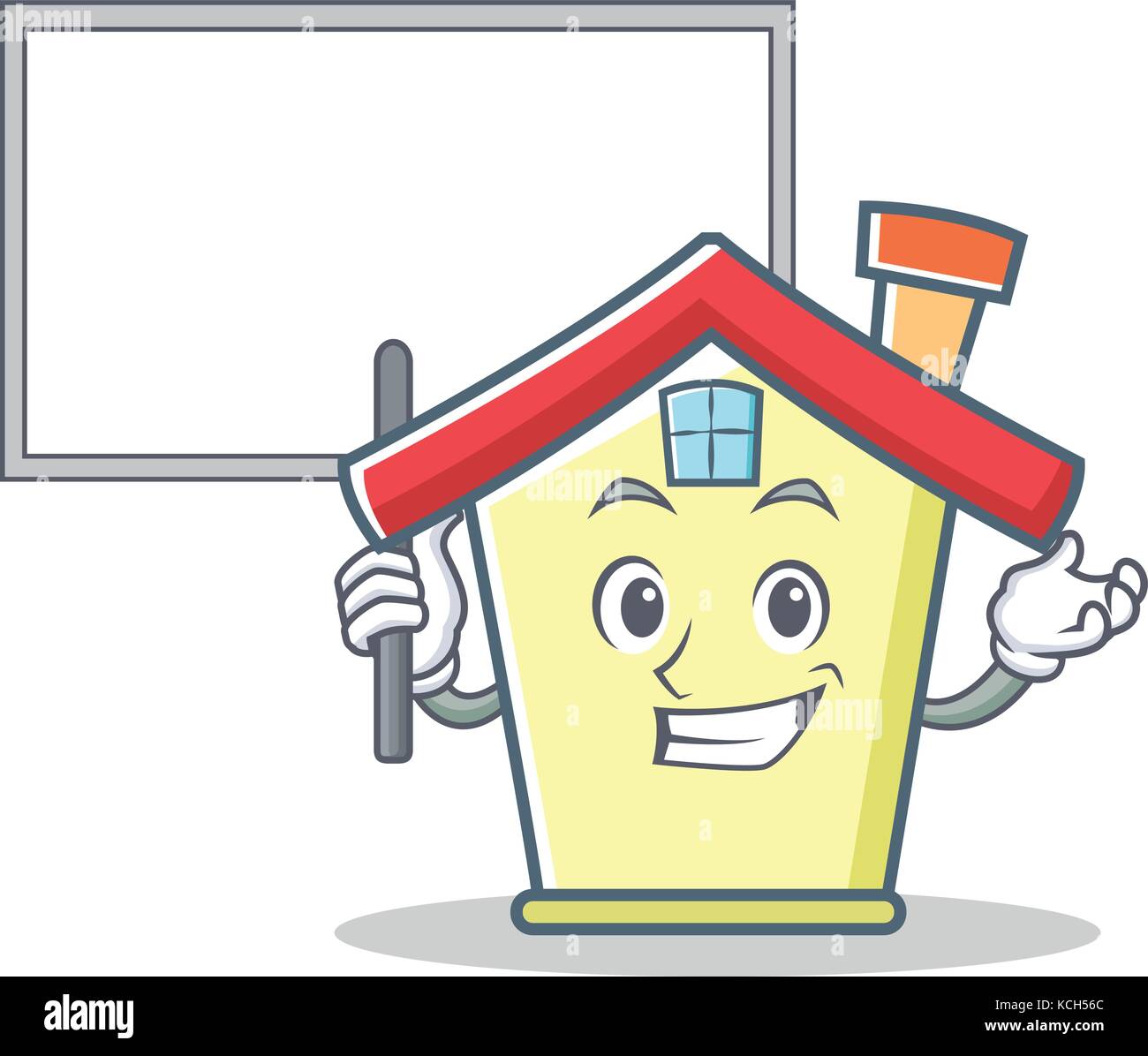 Bring board house character cartoon style Stock Vector Image & Art - Alamy