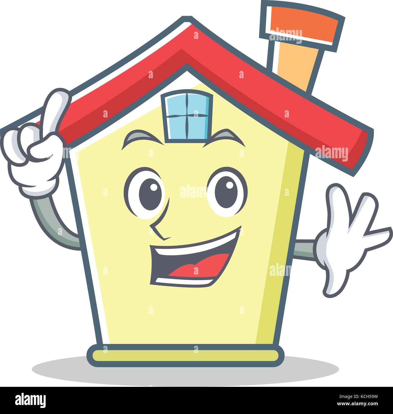 Finger house character cartoon style Stock Vector Image & Art - Alamy