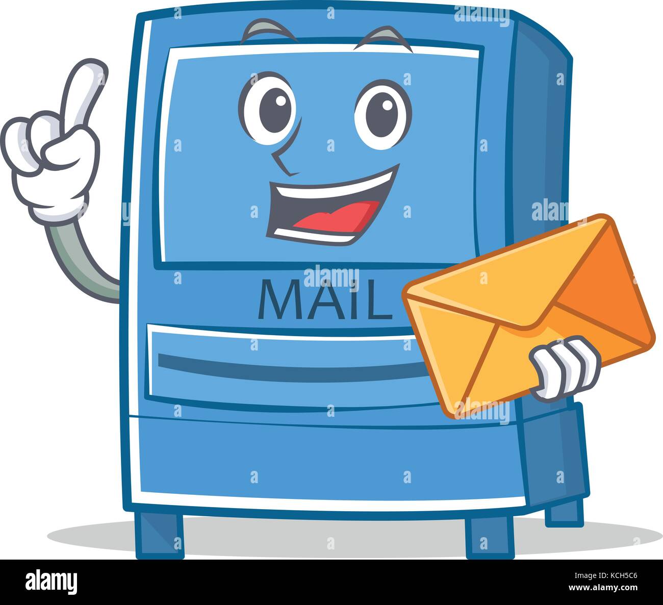 With envelope mailbox character cartoon style Stock Vector Image & Art ...