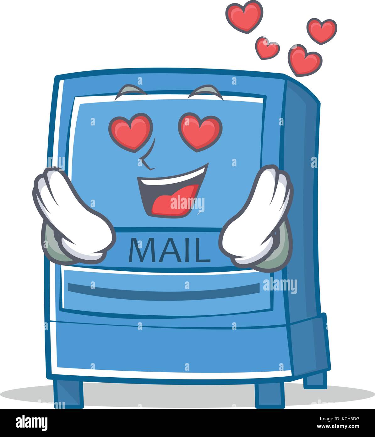 In love mailbox character cartoon style Stock Vector Image & Art - Alamy
