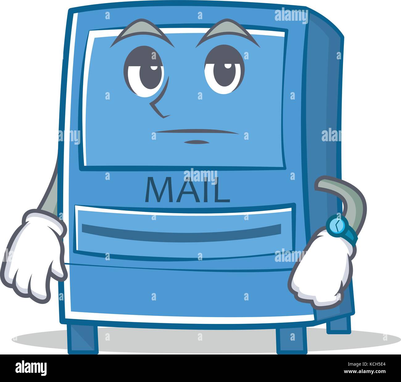 Waiting mailbox character cartoon style Stock Vector Image & Art - Alamy