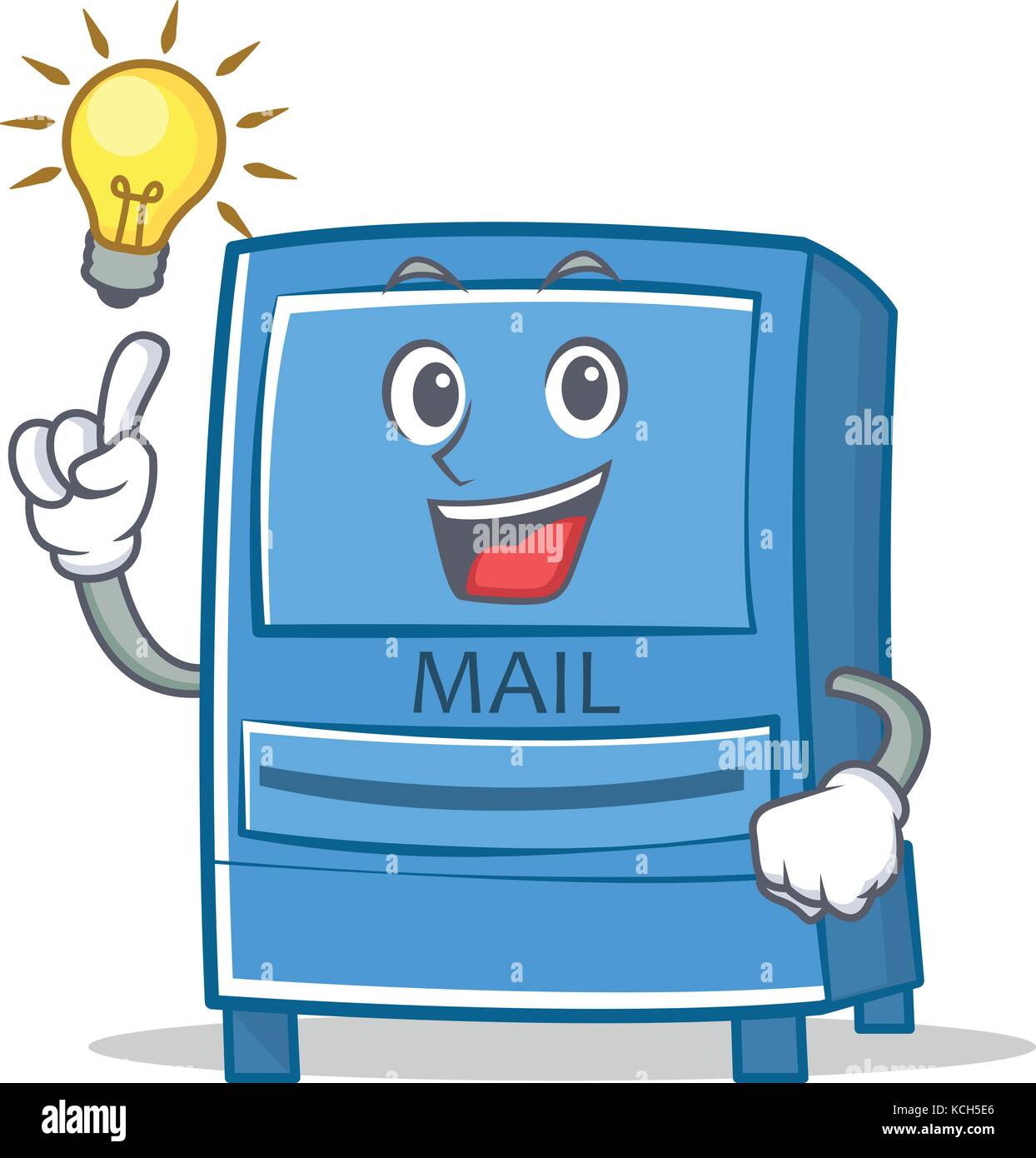 Have an idea mailbox character cartoon style Stock Vector Image & Art ...