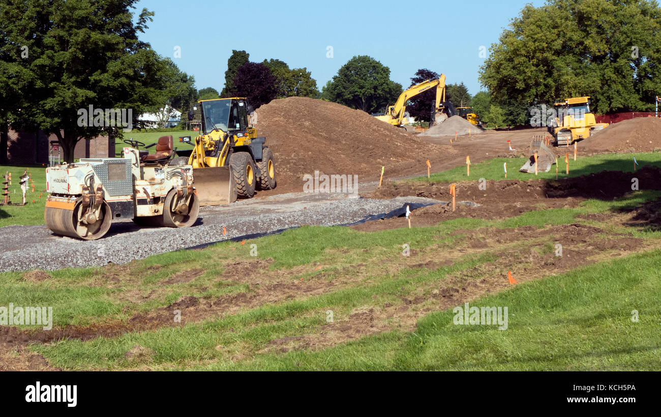 Construction site with heavy equipment Stock Photo - Alamy