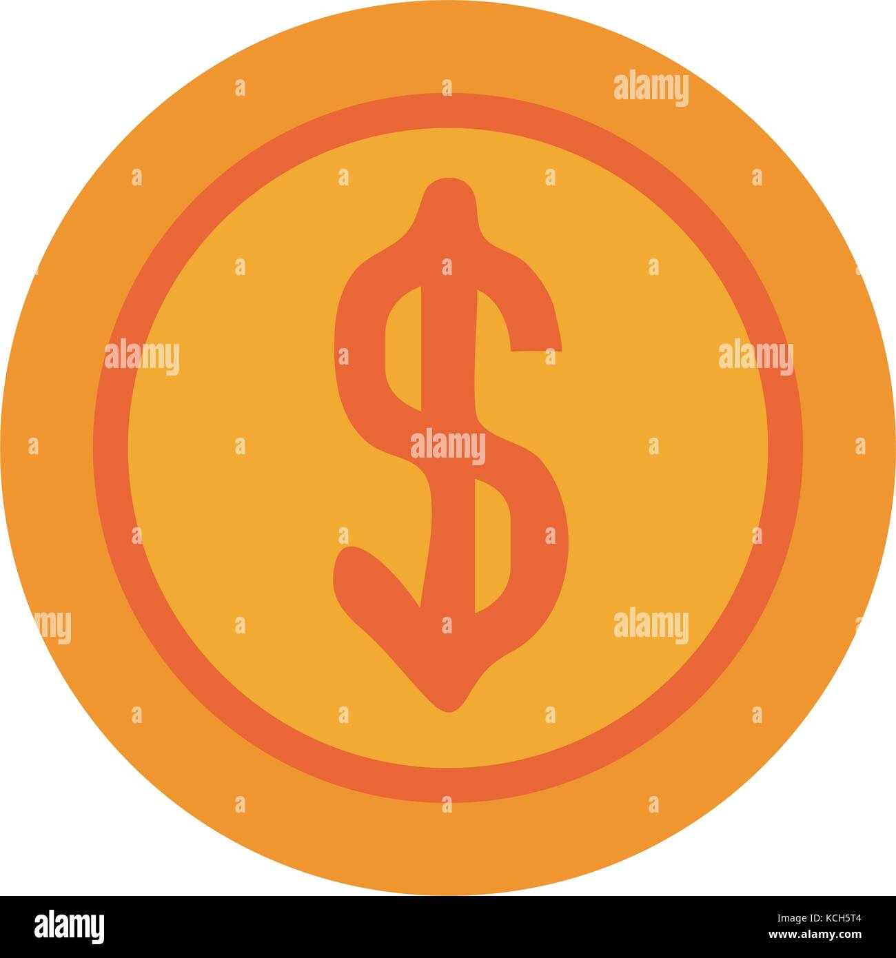 dollar coin icon image Stock Vector Image & Art - Alamy