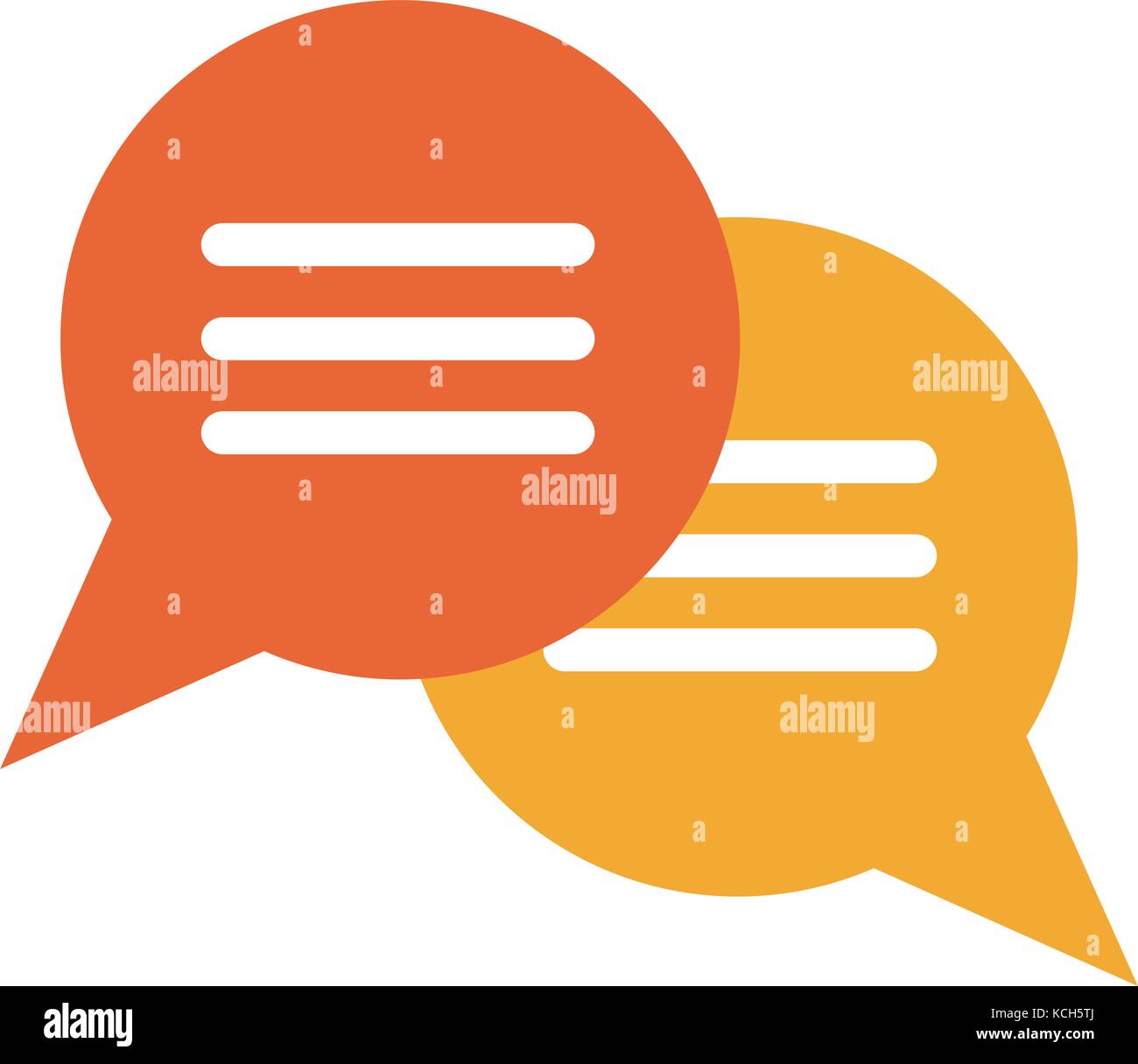 chat bubbles with lines icon image Stock Vector Image & Art - Alamy
