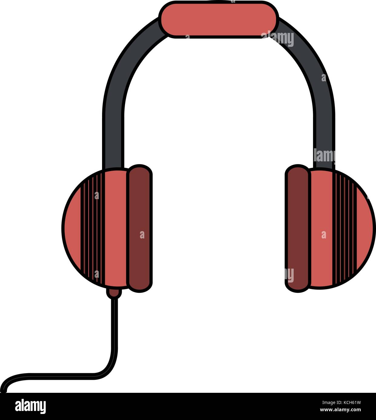 headphones with cord icon image Stock Vector Image & Art - Alamy
