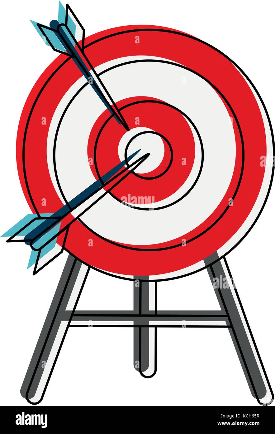 bullseye with darts icon image Stock Vector Image & Art - Alamy