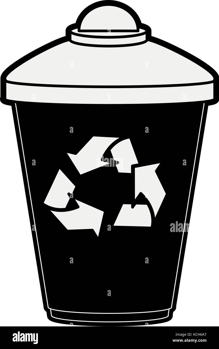 disposable cup recyclable icon image Stock Vector Image & Art - Alamy