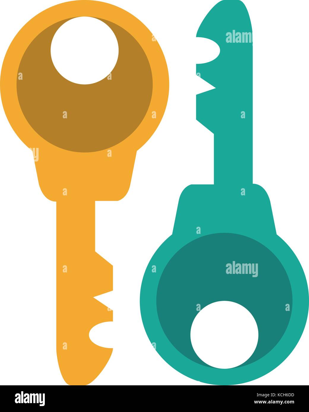 two keys icon image Stock Vector Image & Art - Alamy