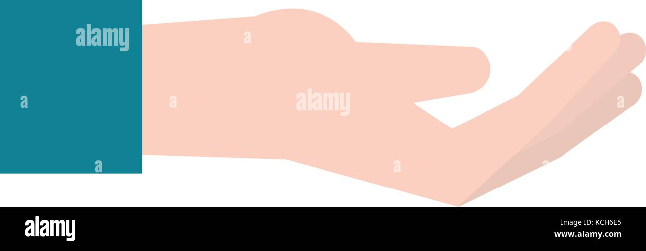 open hand icon image Stock Vector Image & Art - Alamy