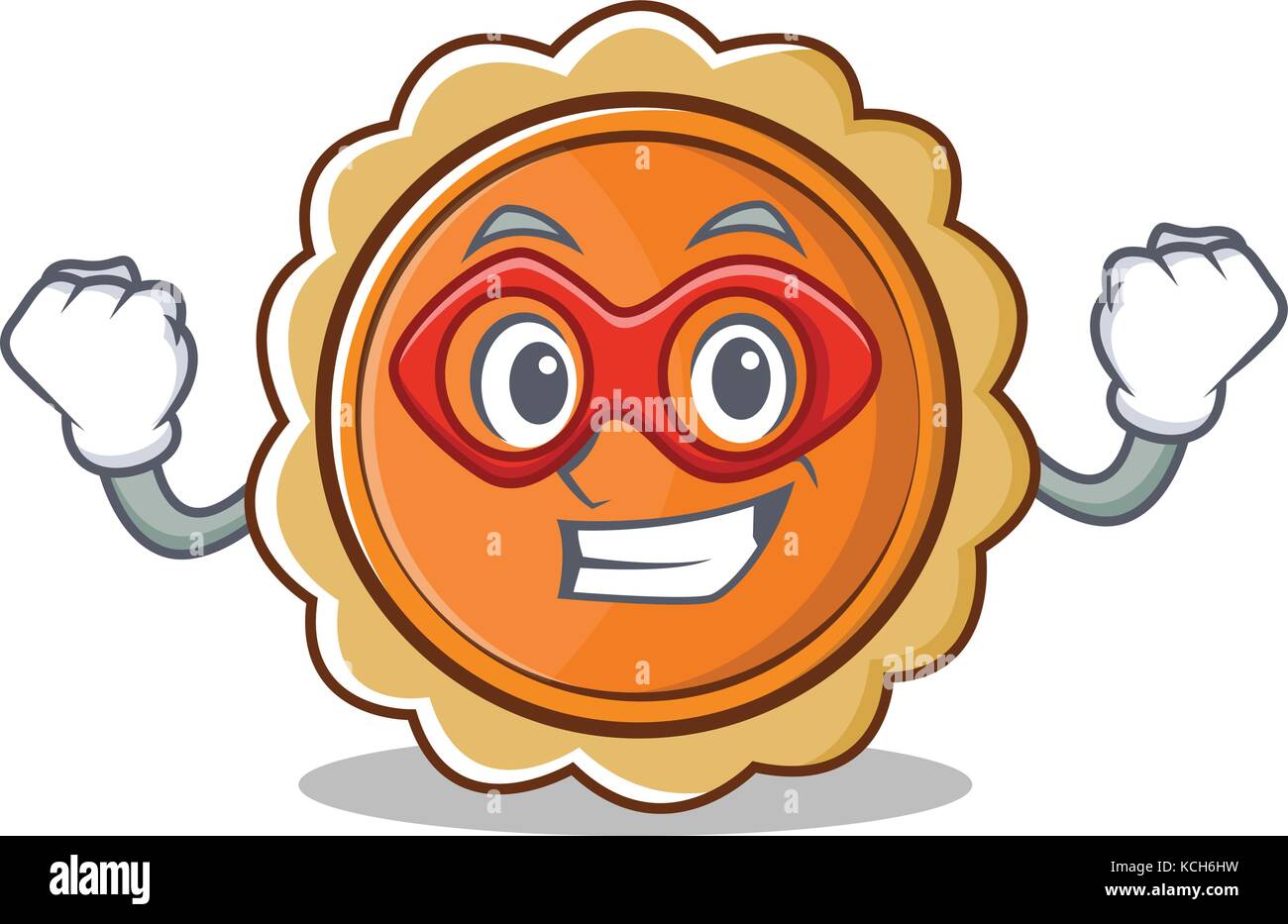 Super hero pumpkin pie character cartoon Stock Vector Image & Art - Alamy