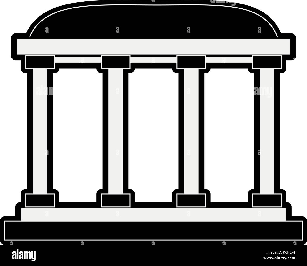 Ancient Greek Roof Construction Stock Vector Images - Alamy
