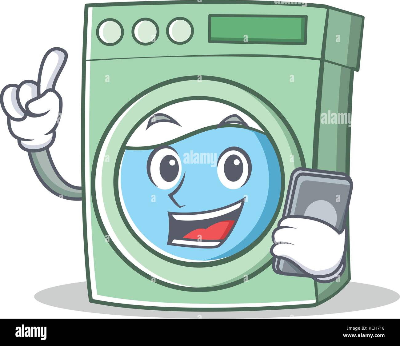 Funny washing machine Stock Vector Images - Alamy