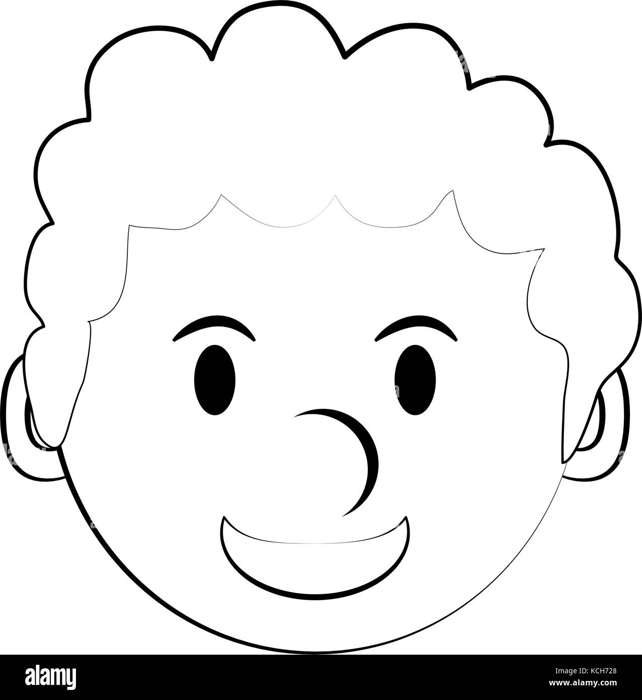 happy man smiling cartoon icon image Stock Vector Image & Art - Alamy