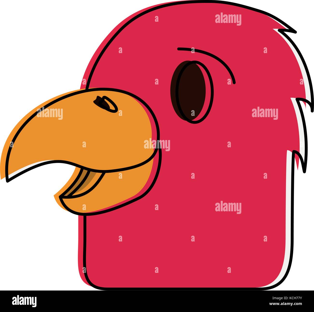 happy bird cartoon icon image Stock Vector Image & Art - Alamy