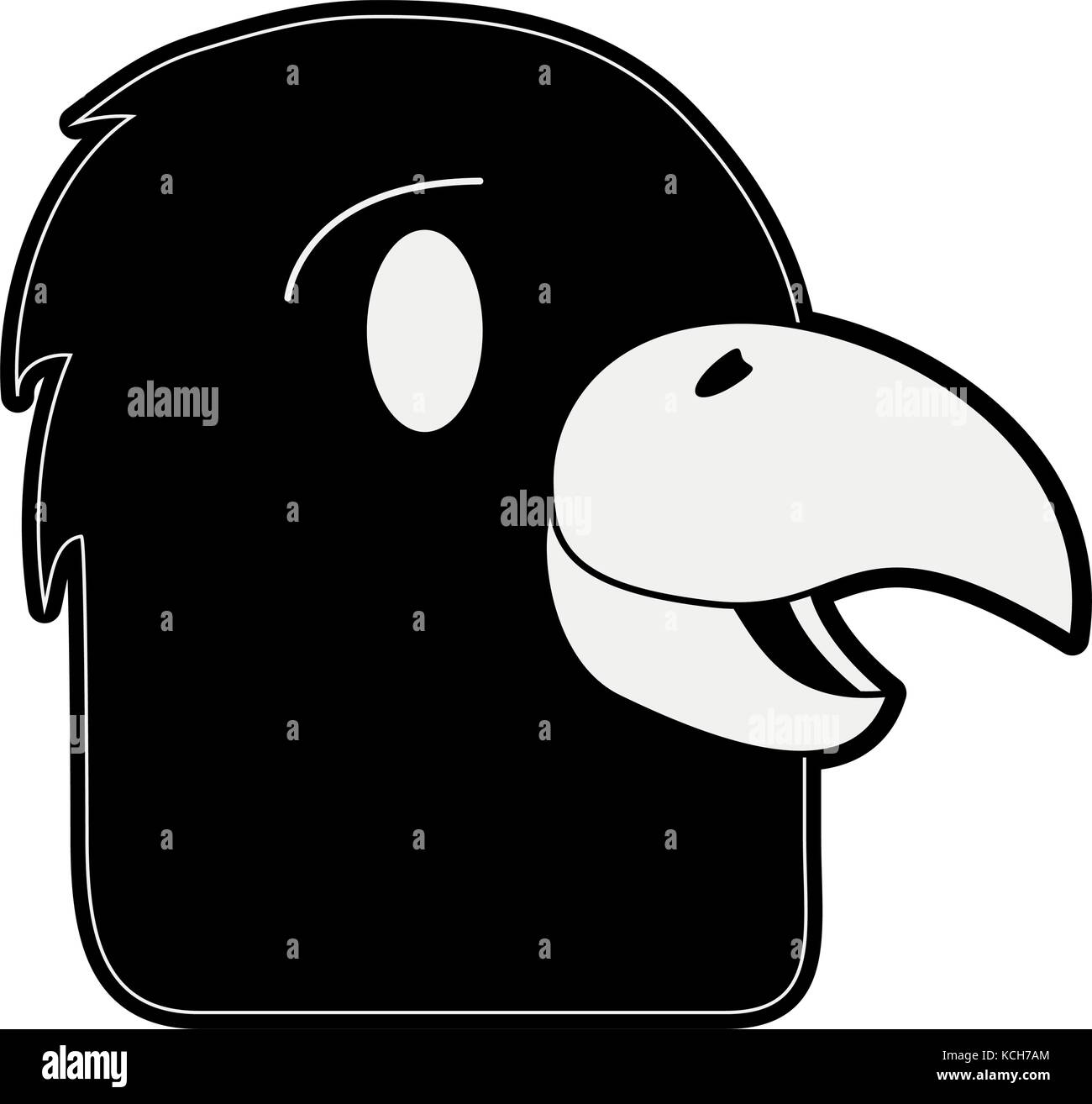 happy bird cartoon icon image Stock Vector Image & Art - Alamy