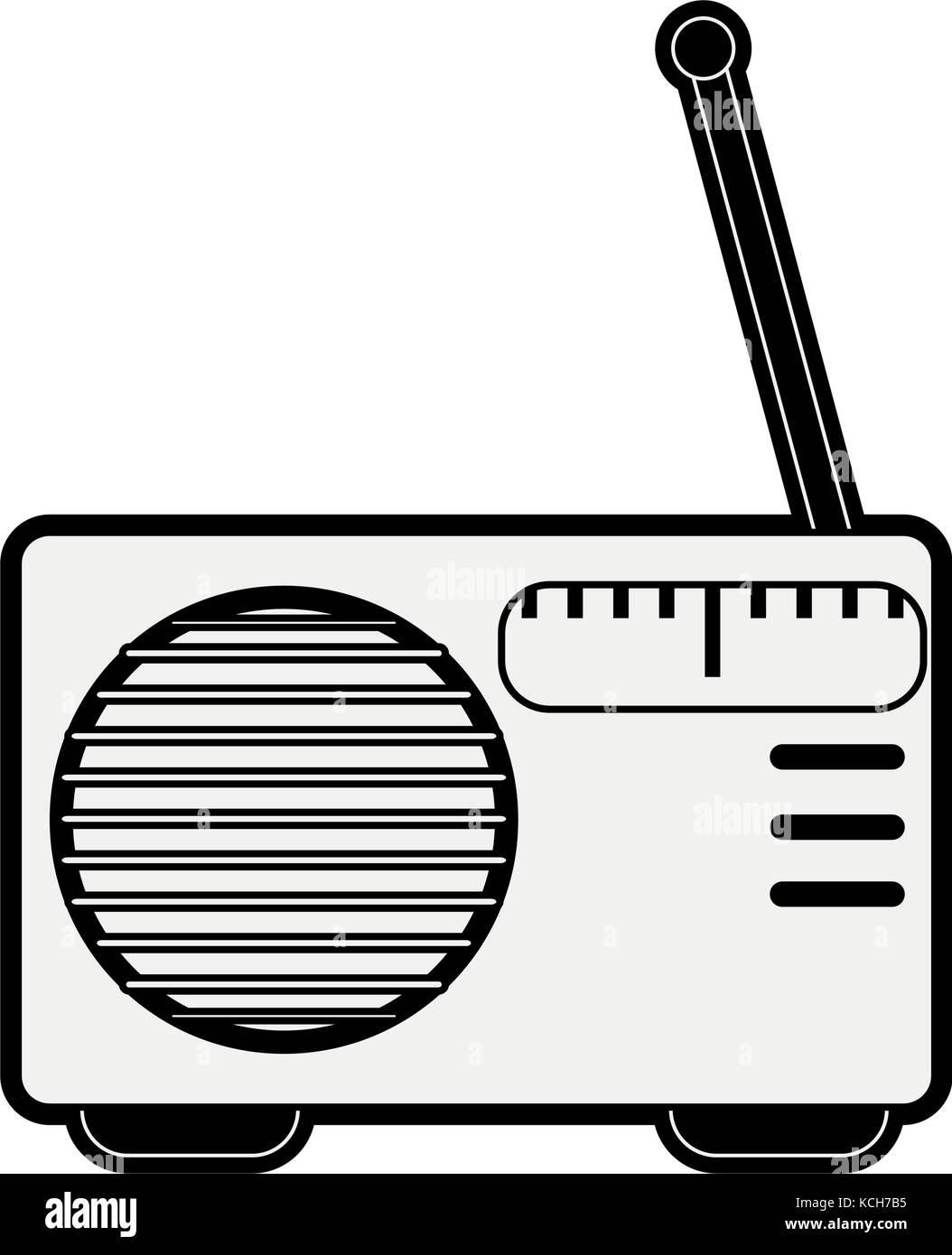 small radio with antenna icon image Stock Vector Image & Art - Alamy