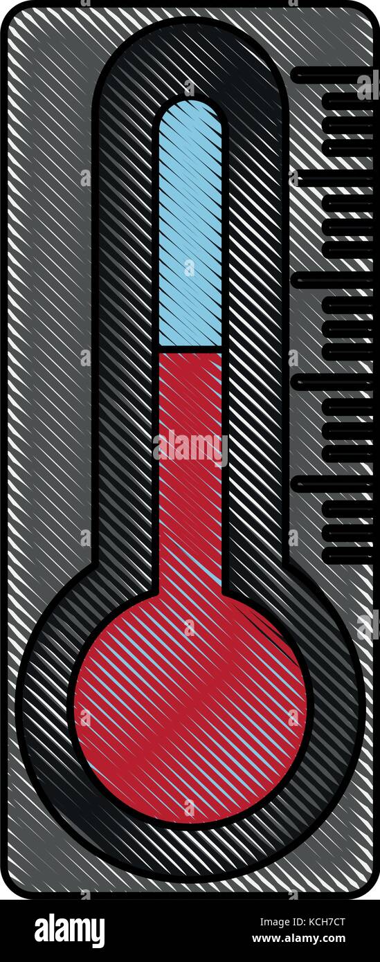Thermometer temperature tool Stock Vector Image & Art - Alamy