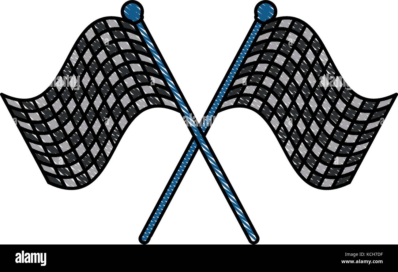 Racing flags symbol Stock Vector Image & Art - Alamy