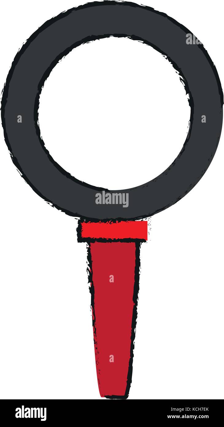 Magnifying glass symbol Stock Vector Image & Art - Alamy