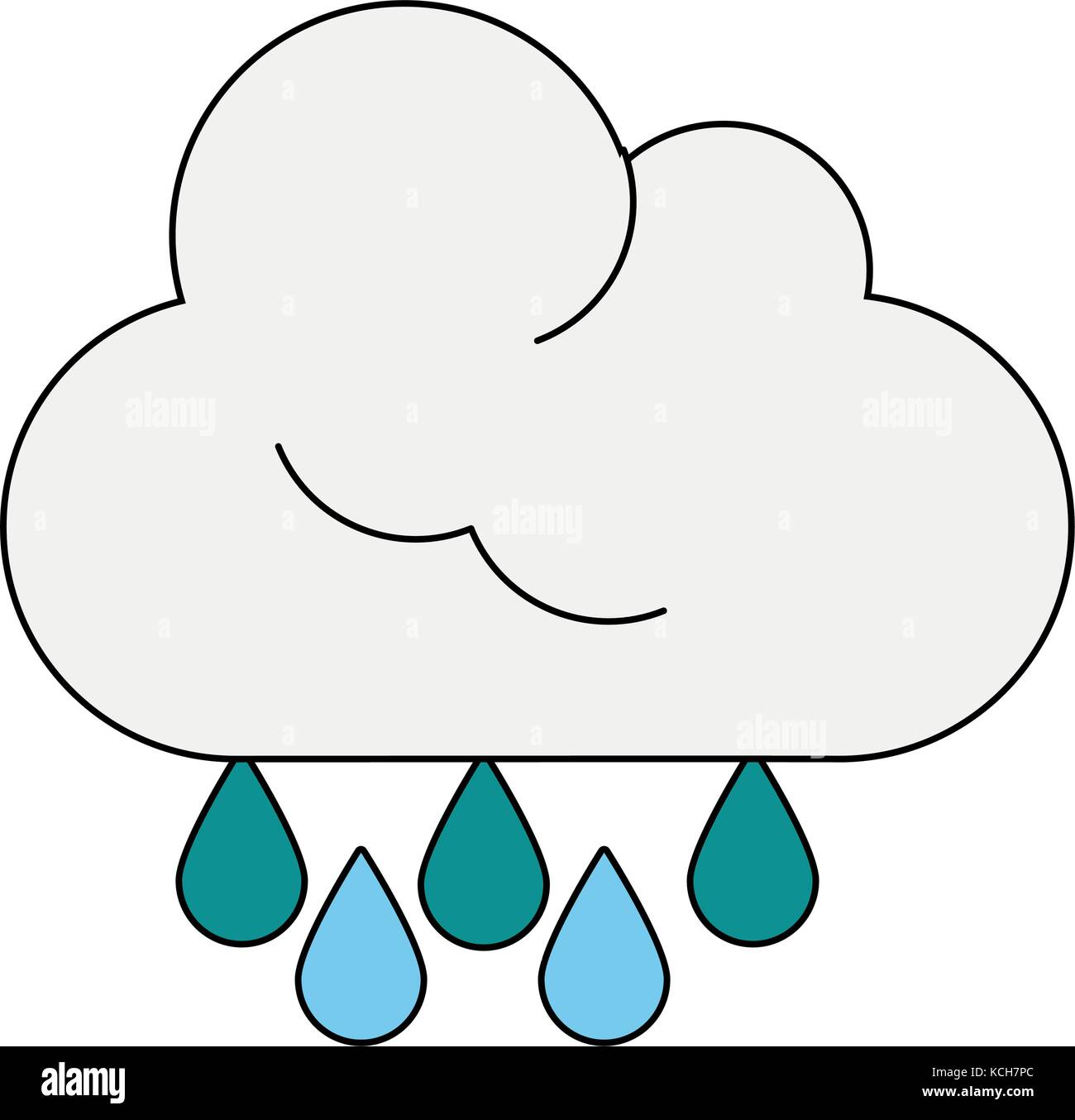 Cloud weather symbol Stock Vector Image & Art - Alamy