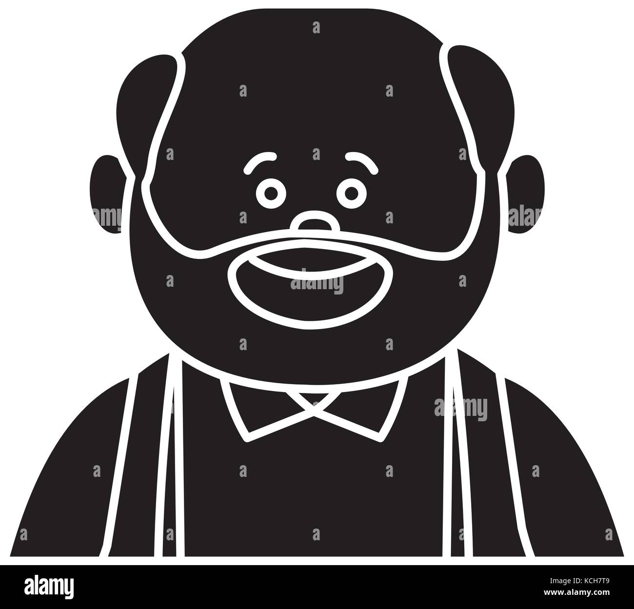 Cute grandfather cartoon Stock Vector Image & Art - Alamy