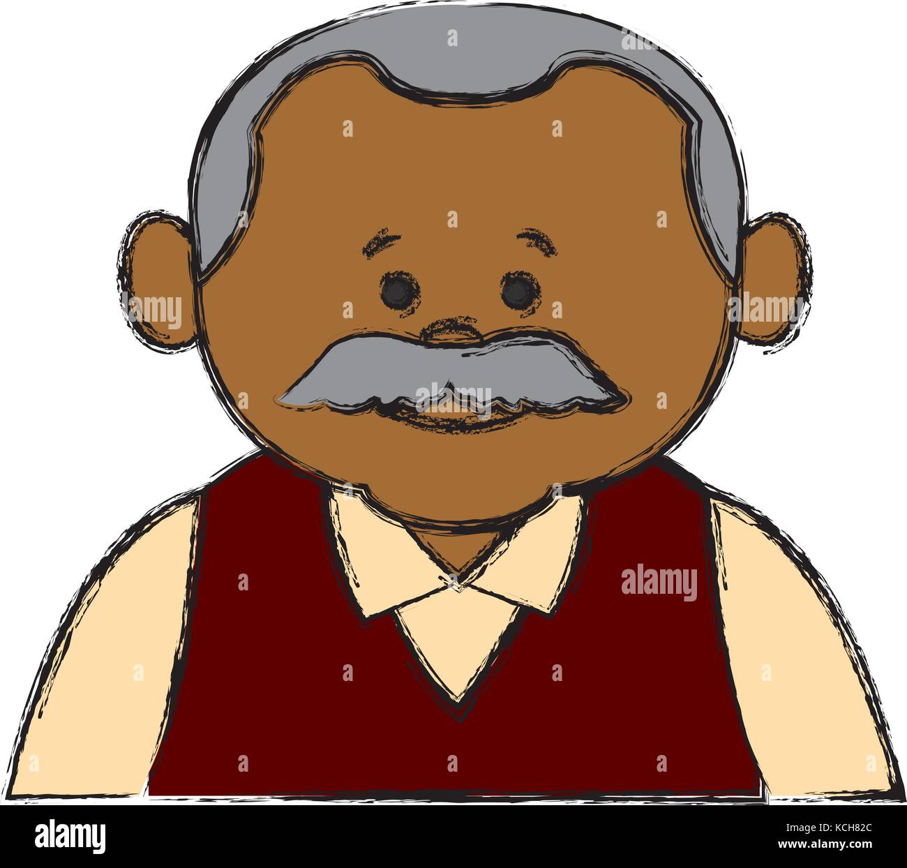 Cute grandfather cartoon Stock Vector Image & Art - Alamy