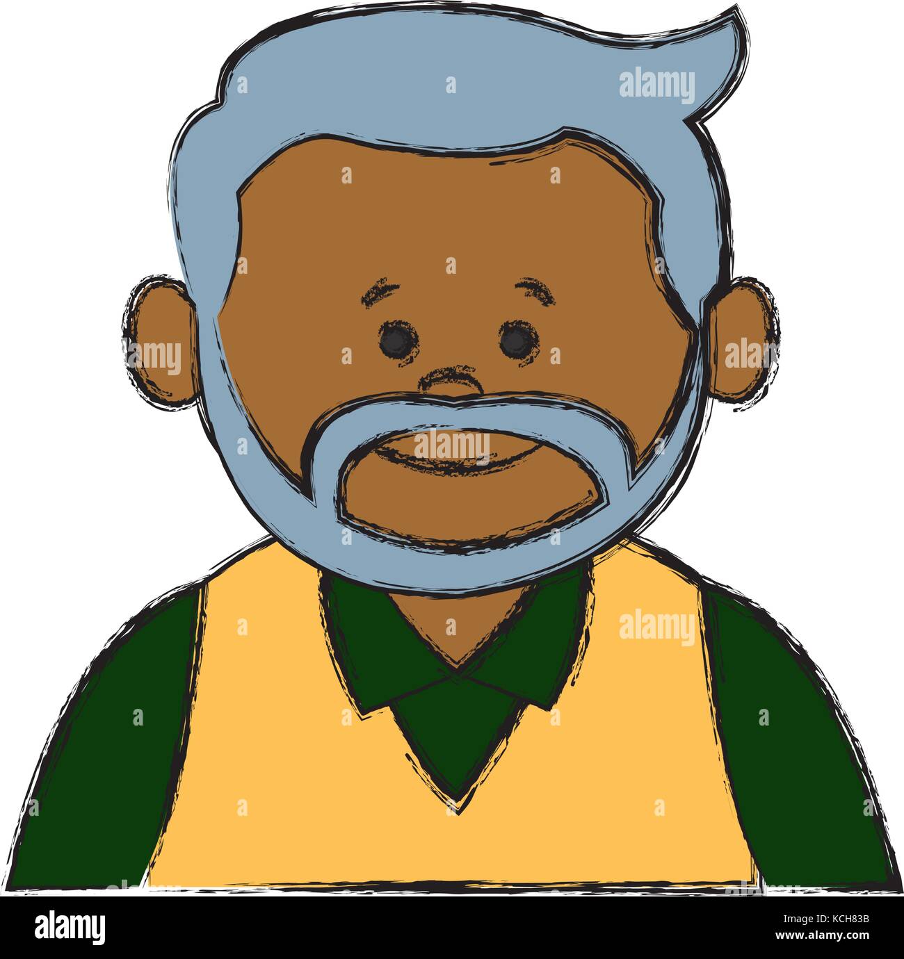 Cute grandfather cartoon Stock Vector Image & Art - Alamy