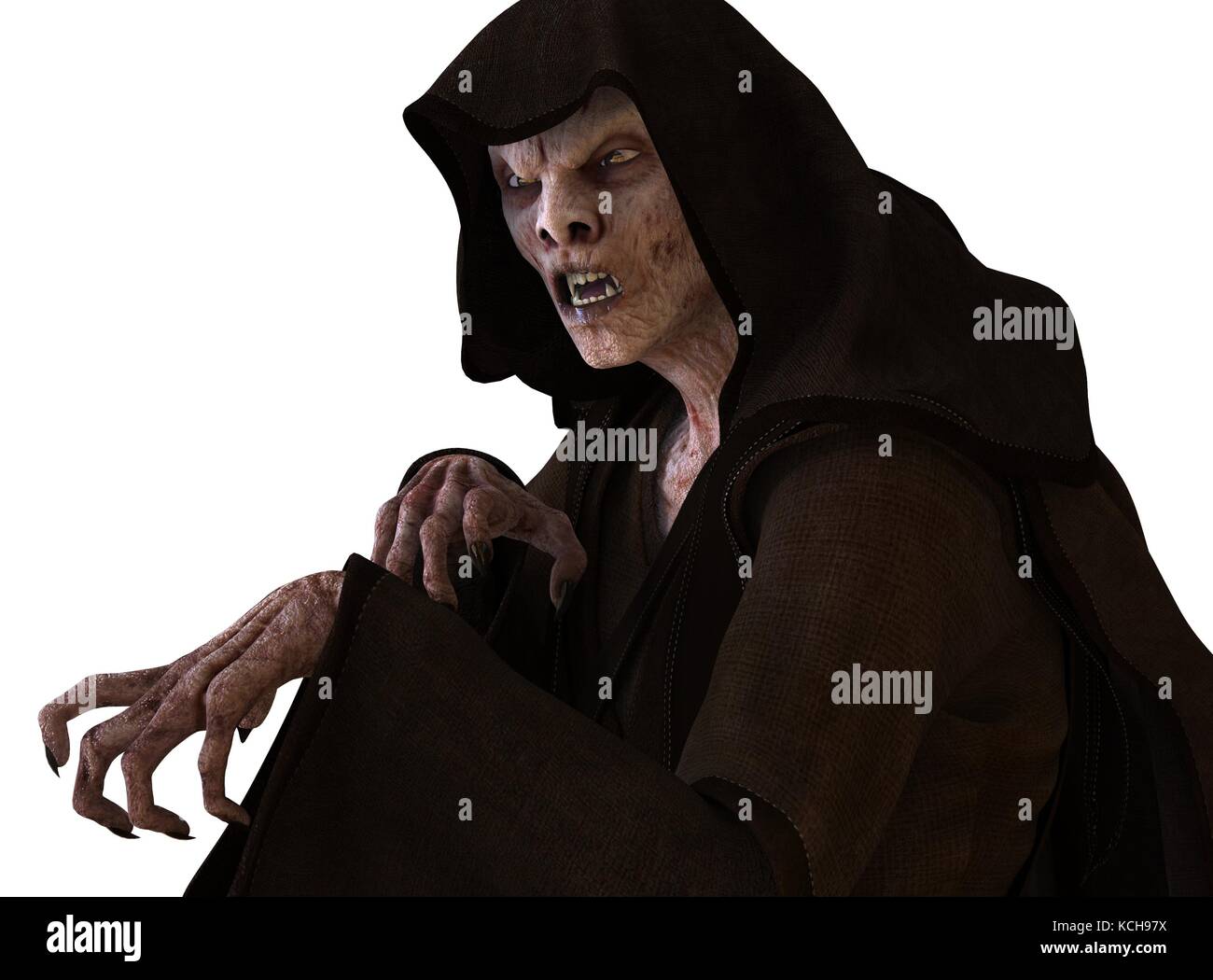 Vampire monster isolated on white background 3d illustration Stock ...