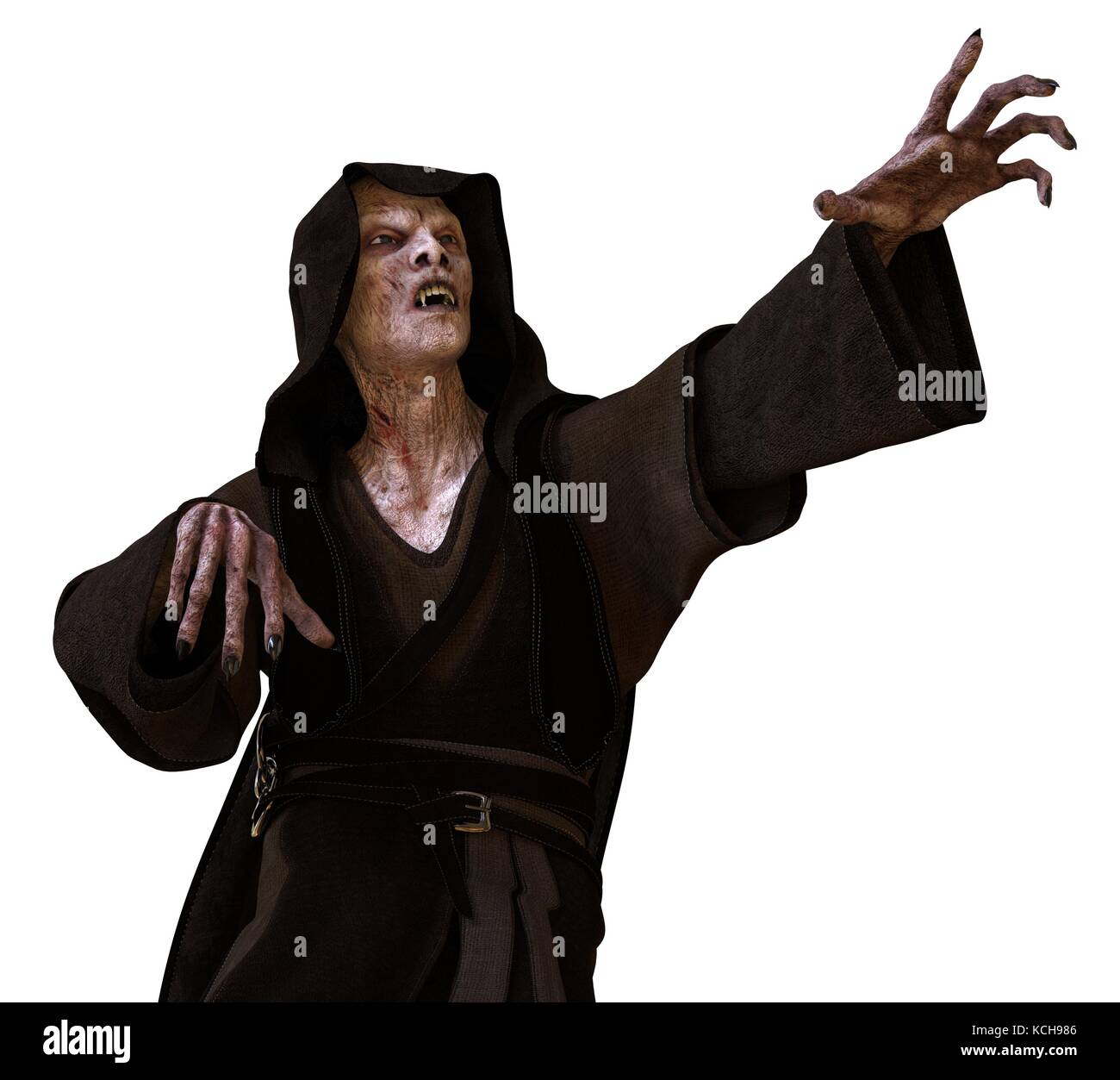 Vampire monster isolated on white background 3d illustration Stock ...