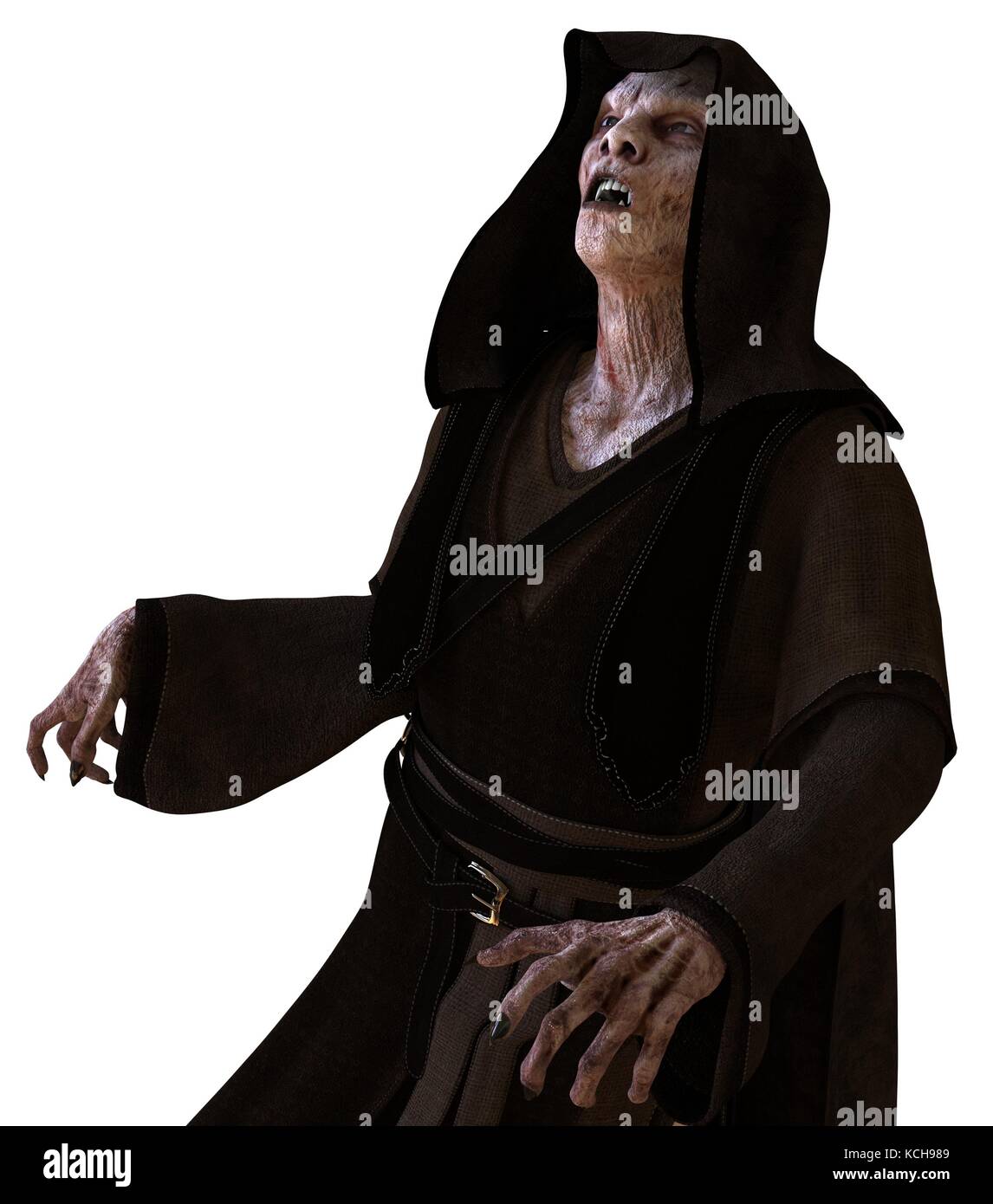 Vampire monster isolated on white background 3d illustration Stock ...