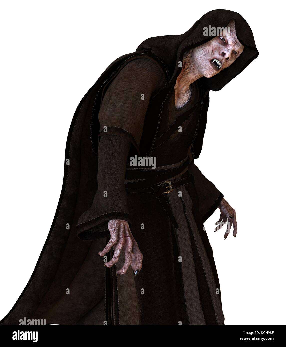 Vampire monster isolated on white background 3d illustration Stock ...