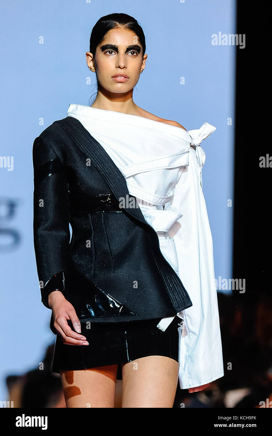 October 3, 2017. Toronto, Canada – fashion models represents different ...