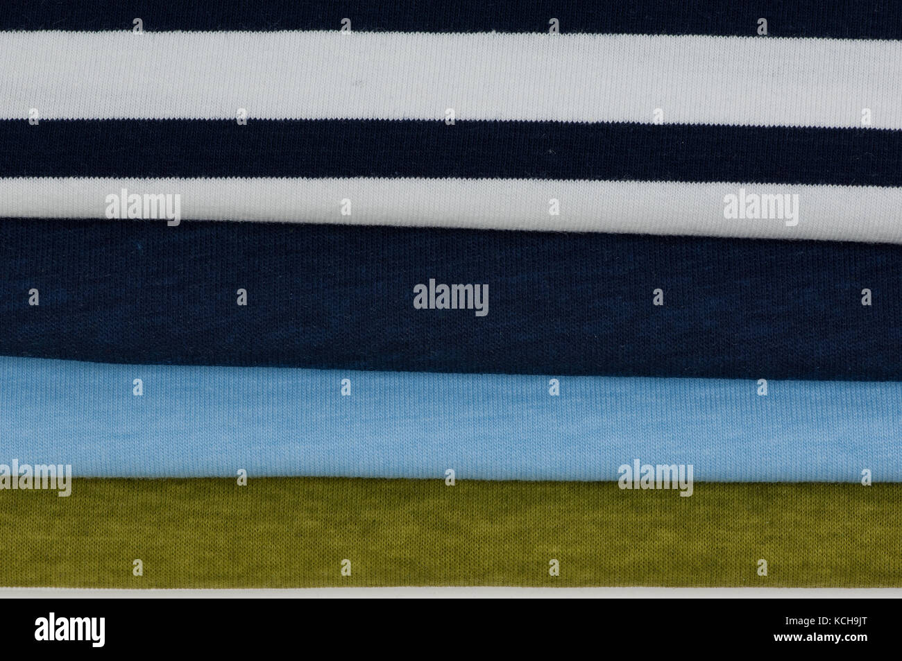 Stacked striped fabrics hi-res stock photography and images - Alamy