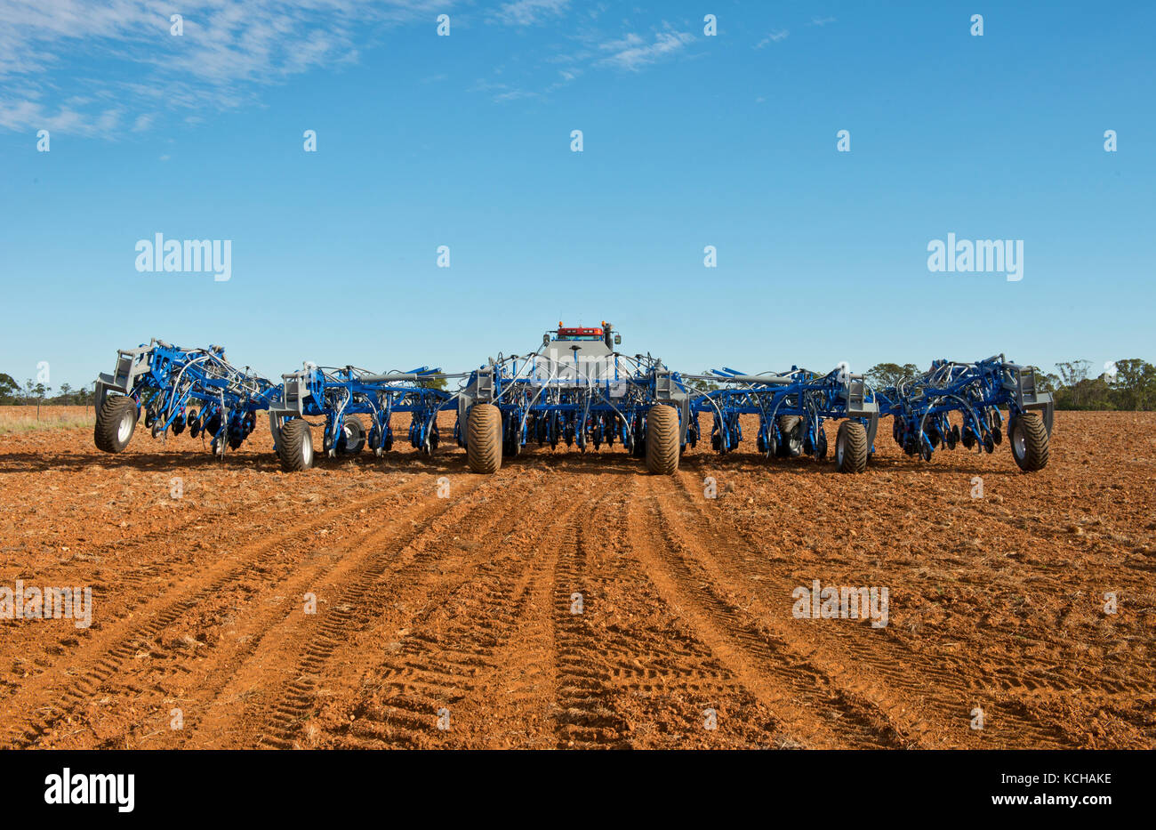 Large cultivator,used for large scale broad acre farming of crops Stock ...