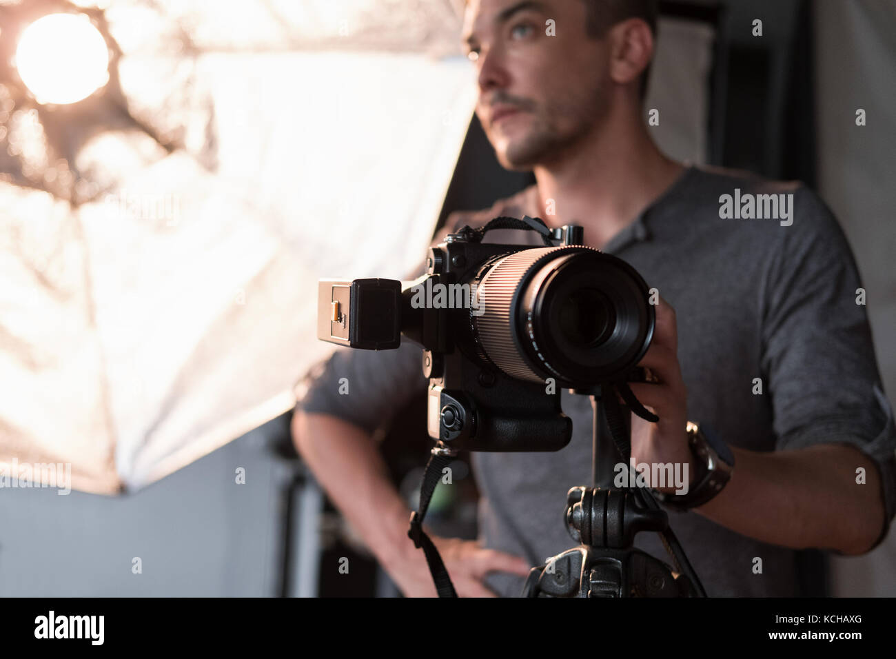 Thoughtful photographer hi-res stock photography and images - Alamy
