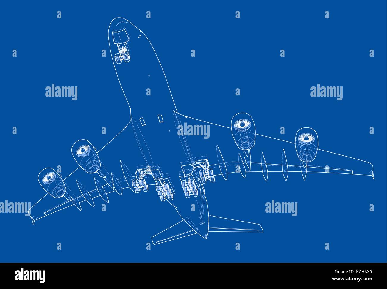 Passenger aircraft. Vector Stock Vector Image & Art - Alamy