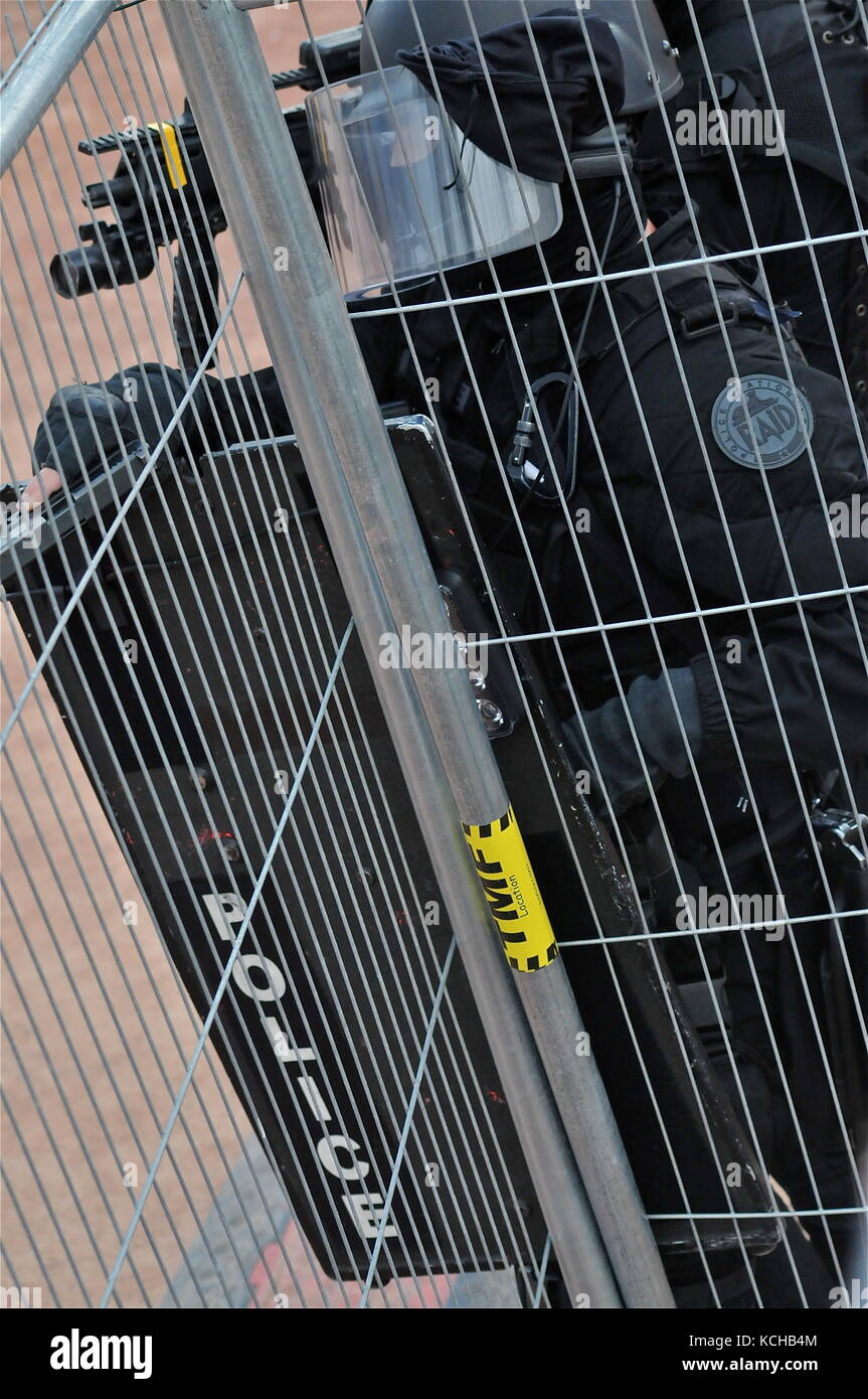 RAID special police officers attend a drill held to prevent terror ...