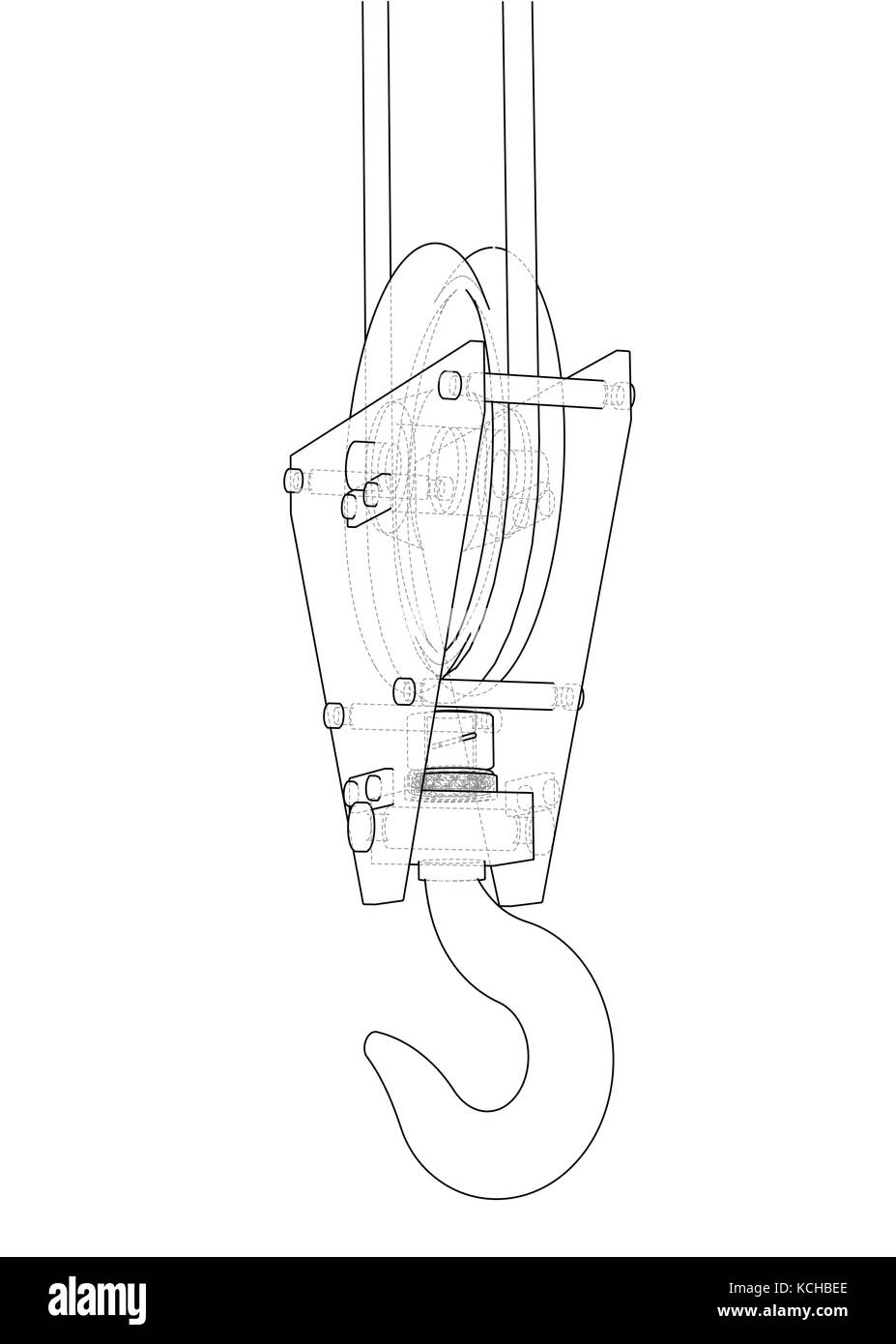 Crane hook. Vector Stock Vector Image & Art - Alamy