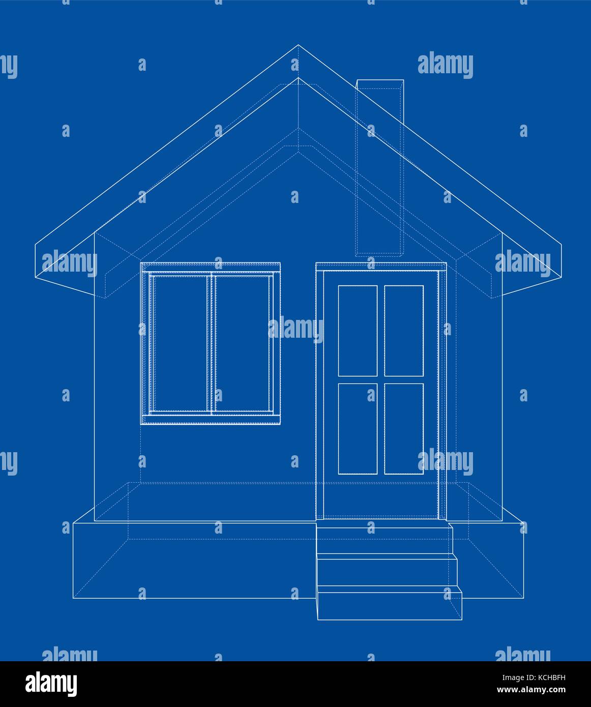 House sketch. Vector Stock Vector Image & Art - Alamy