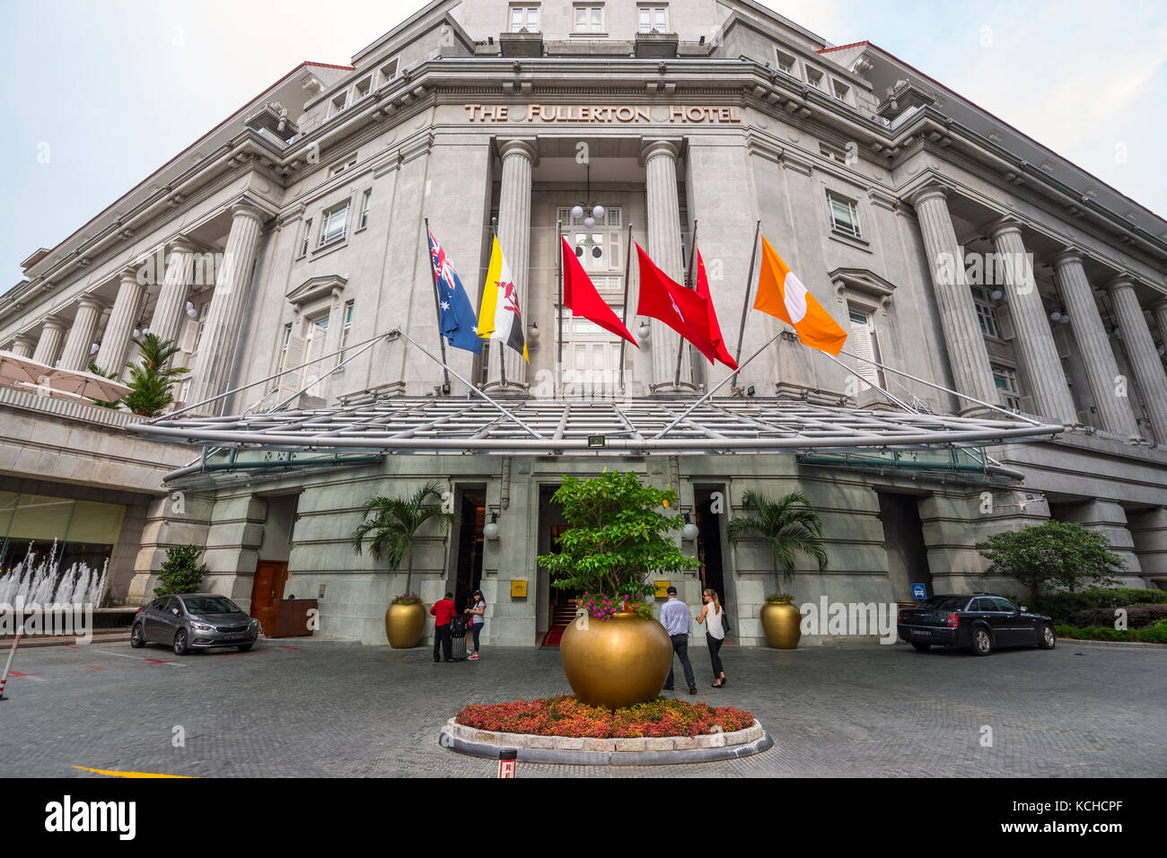 The Fullerton Hotel, Singapore Stock Photo - Alamy