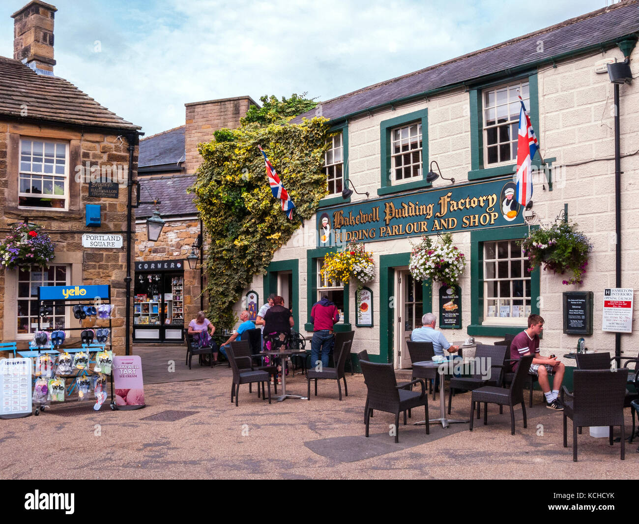 Bakewell Pudding Factory, Bakewell, Derbyshire Stock Photo - Alamy