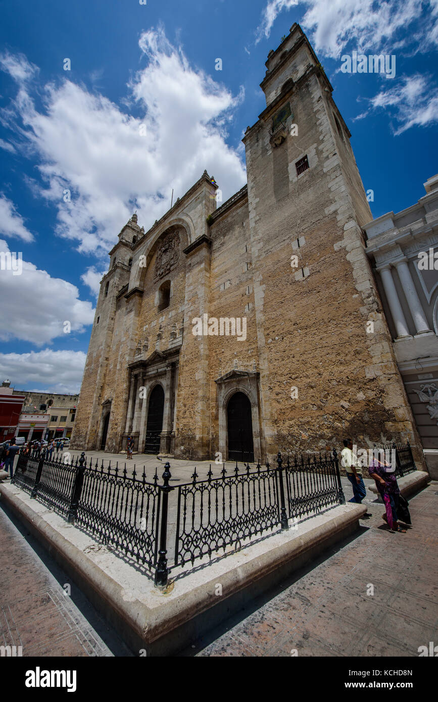San Idelfonso cathedral, Colonial church in Merida, Yucatan (Mexico ...