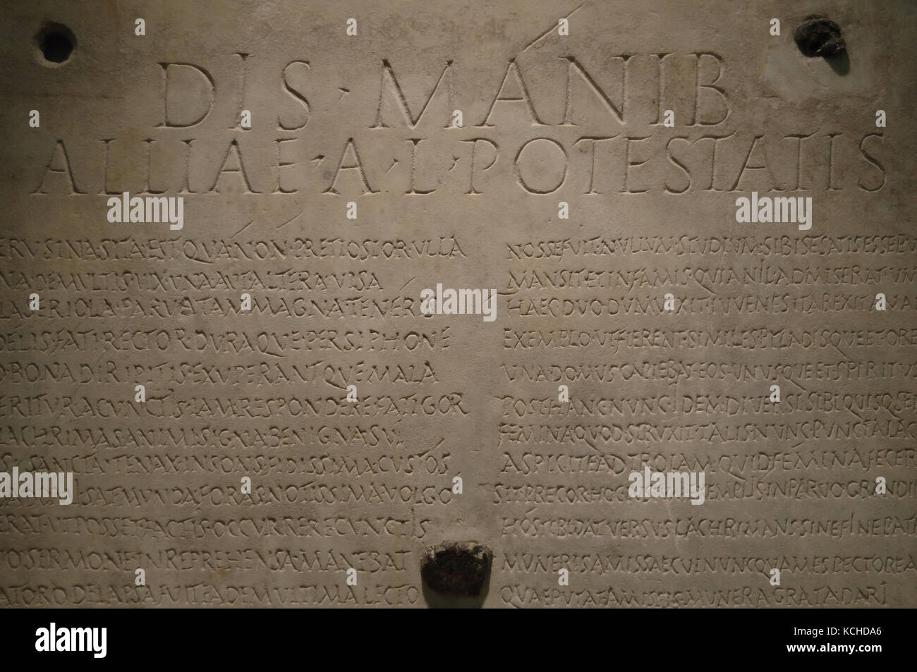 Allia Potestas, freedwoman of Perugia 1st-4th centuries CE. Latin ...