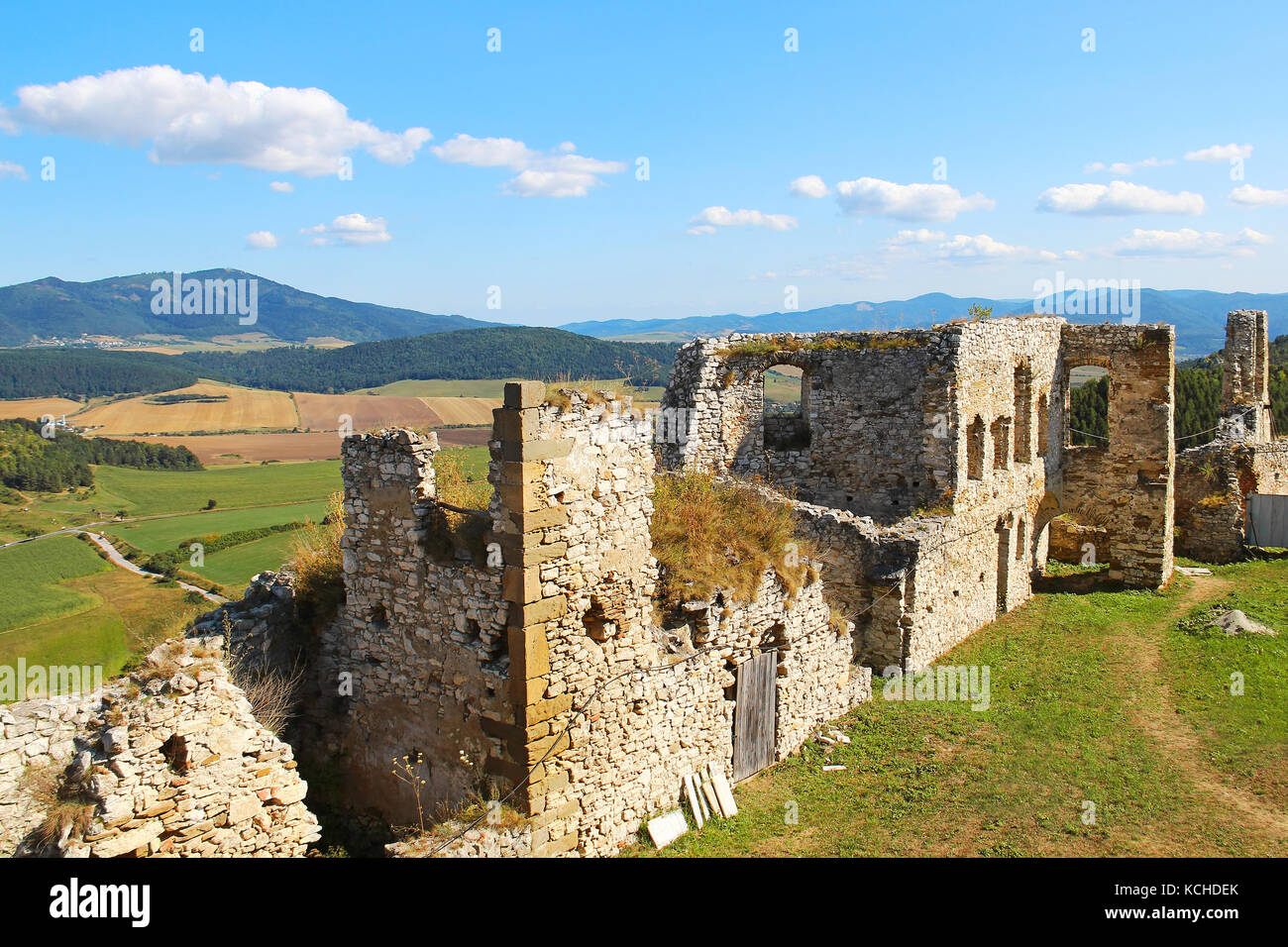 Largest castle ruins medieval hi-res stock photography and images - Alamy